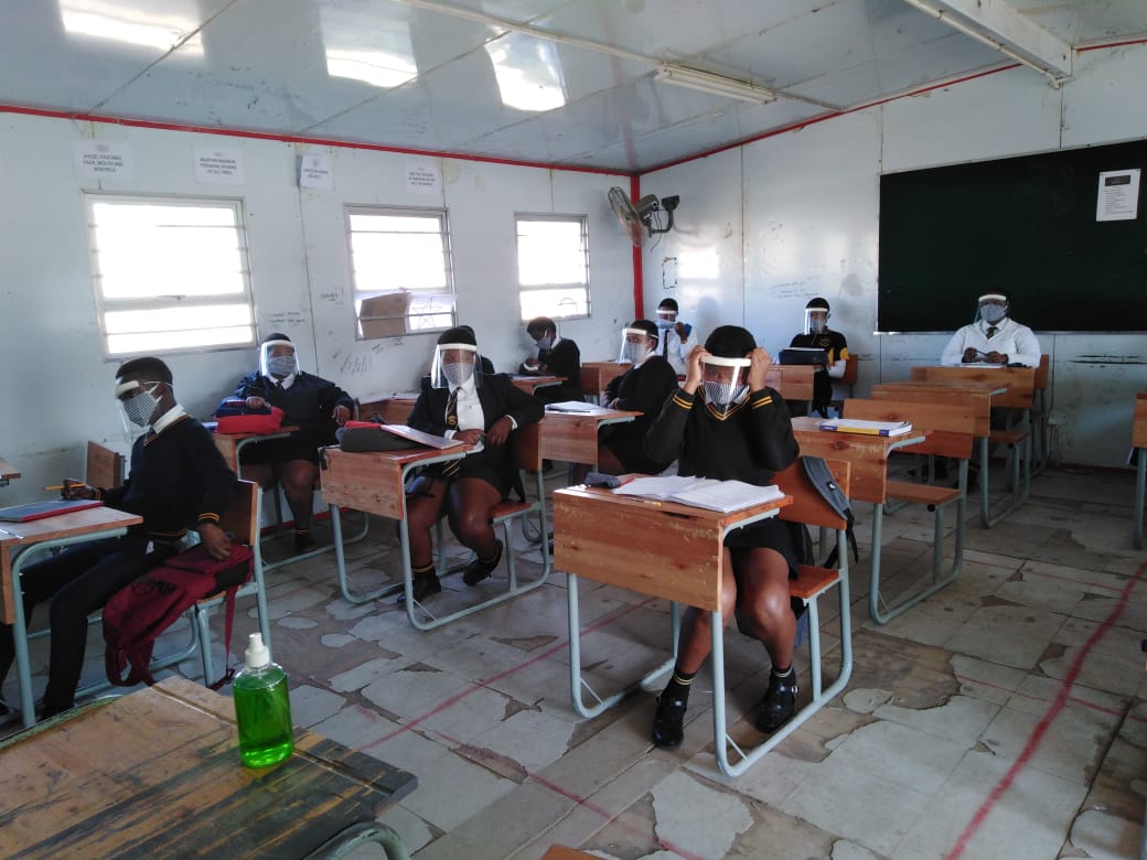 Cox Yeats - PPE for Matric students at Amaoti No 3 during Covid-19